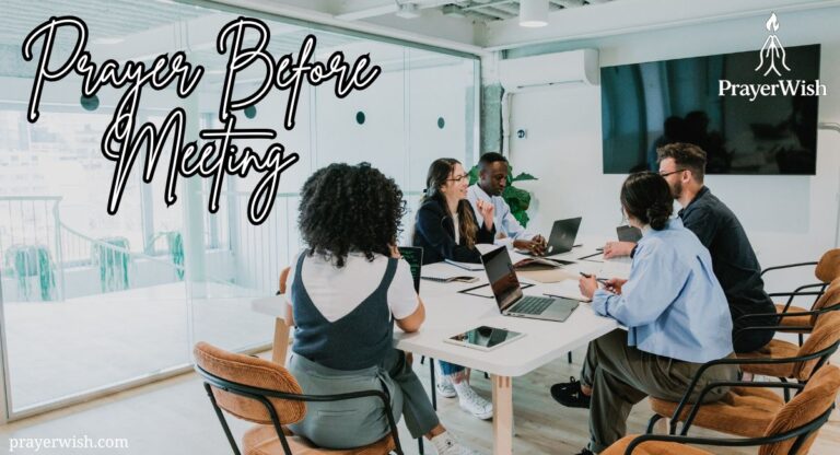 15 Powerful Prayer Before Meeting for Wisdom & Peace